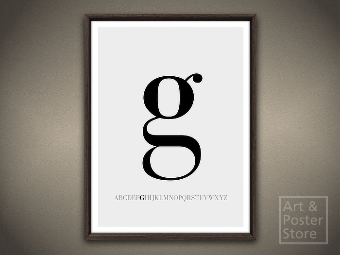 Typography Letters G