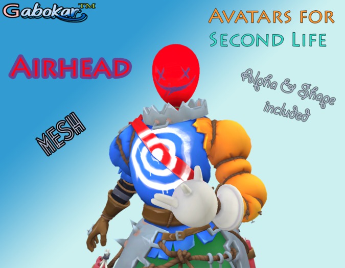 Second Life Marketplace - COMPLETE AVATAR - (BENTO) - AIRHEAD