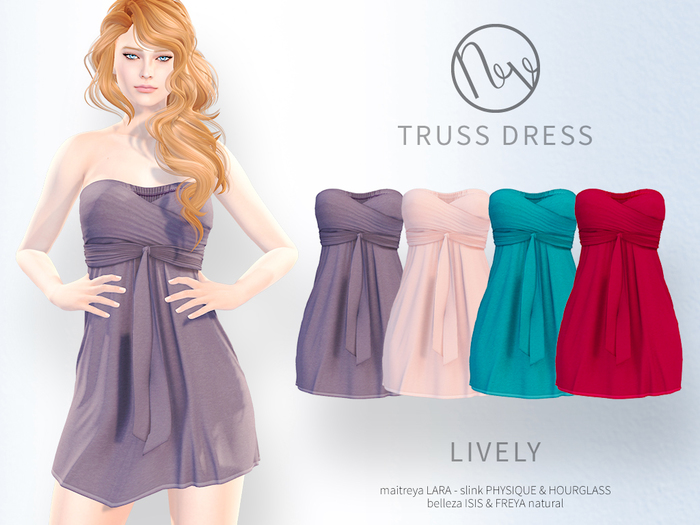 Second Life Marketplace - neve dress - truss lively