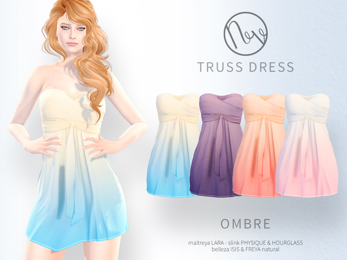 Second Life Marketplace - neve dress - truss ombre