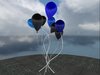 Second Life Marketplace - Lower Prim Balloons - Black/Royal Blue ...