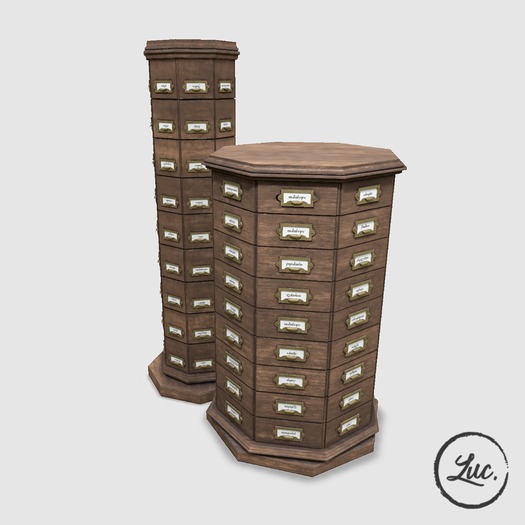 Second Life Marketplace - (Luc.) Octagon Drawers