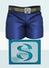 Second Life Marketplace - MERC - MENS SHORTS - BLUE SKULL - SIGNATURE ...