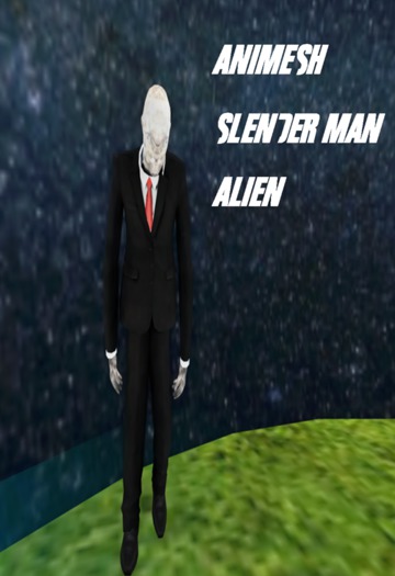 Second Life Marketplace - Alien Slender man boxed