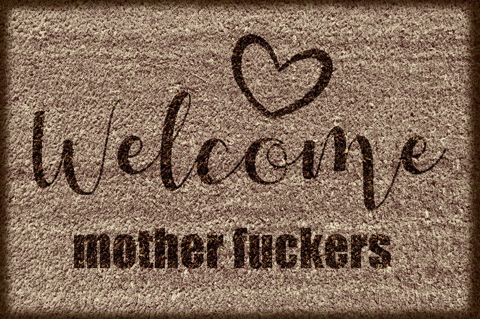 Second Life Marketplace - ChicModa Decor // Offensive Doormat ...