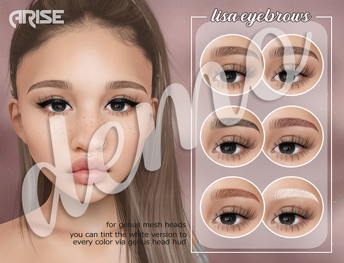 Second Life Marketplace - .ARISE. Lisa Eyebrows DEMO