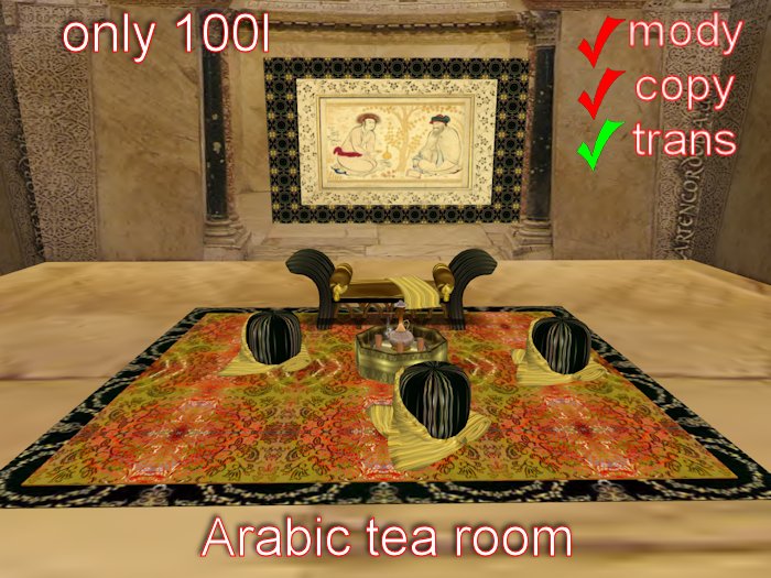 Second Life Marketplace - Arabic tea room