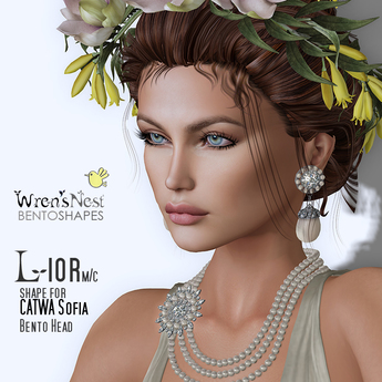 Second Life Marketplace - { wren's nest } Lior Shape for Catwa Sofia ...