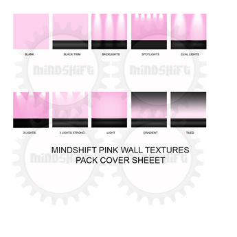 Second Life Marketplace - Mindshift - Pink Walls Textures