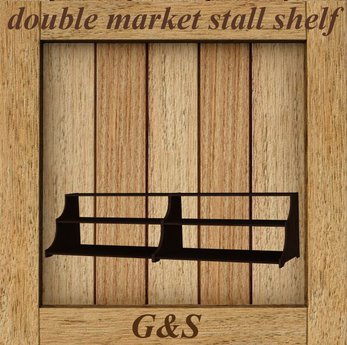 Second Life Marketplace - Double market stall shelves [G&S]