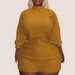 Second Life Marketplace - Moxy - Amina Sweater Dress v2 BBL ( Mustard )