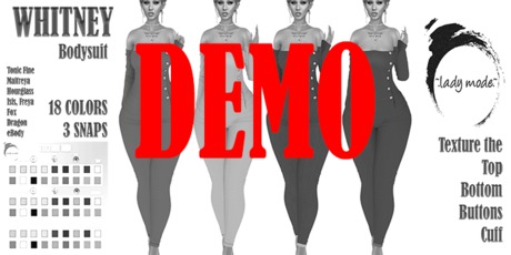 Second Life Marketplace - !!DEMO ~.lady mode.~ Whitney