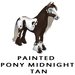 Second Life Marketplace - Rare Twist: Painted Pony Midnight Tan LL, DOS ...