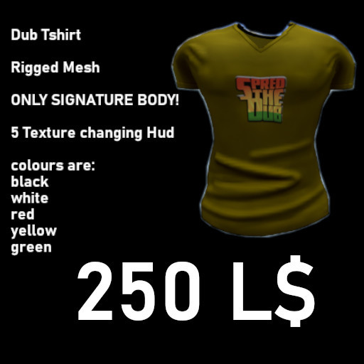 Second Life Marketplace - SIGNATURE DUB SHIRT BOX