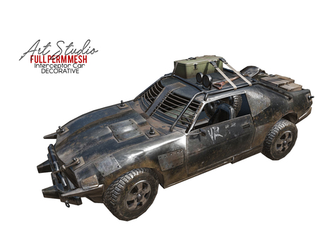 Second Life Marketplace - Art Studio.FULL PERM \\ Interceptor Car