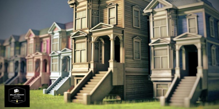 Second Life Marketplace - Town House [City Fillers]
