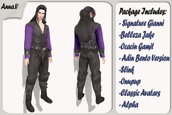 Second Life Marketplace - Anna.V _Men's Medieval Outfit Costume _ sir ...