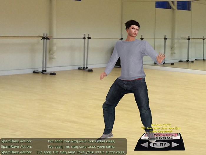 Second Life Marketplace Animated Gesture The Man Who Licks Your Ears