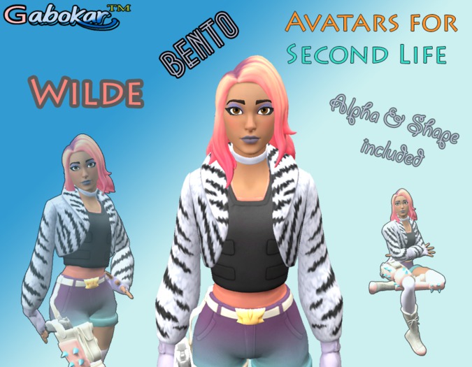 Second Life Marketplace - COMPLETE AVATAR - (BENTO) - WILDE (FORTNITE)