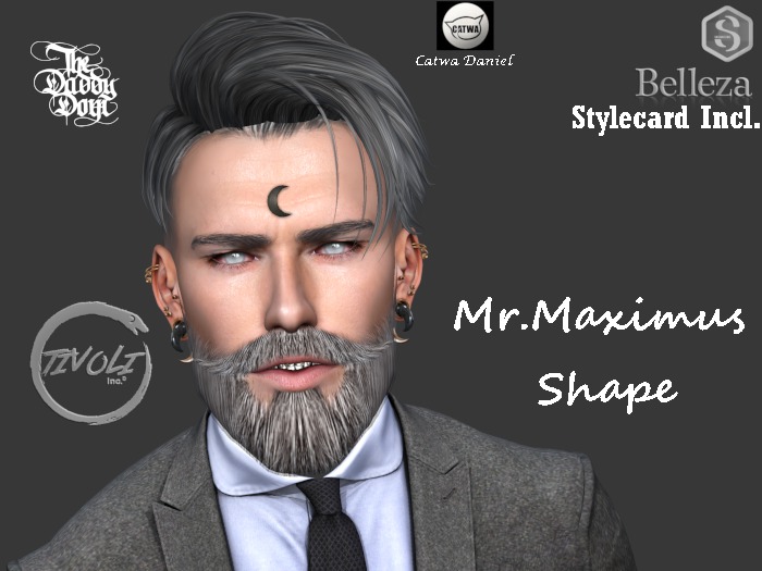 Second Life Marketplace - Tivoli Inc Mr. Maximus Shape For Catwa Daniel ...