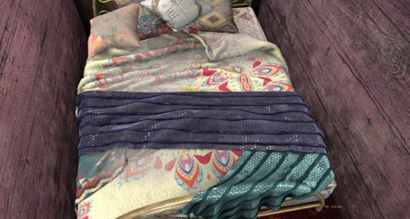 Second Life Marketplace - 2 -DRD- Vagabond Two - Messy Bed - RARE