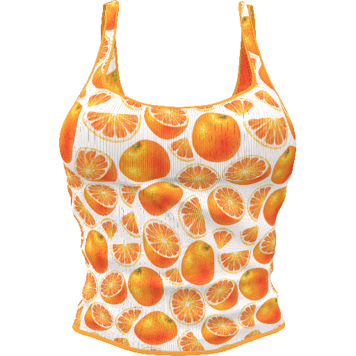 Second Life Marketplace - !PCP :: Lucy Tank [Orange Fruit]