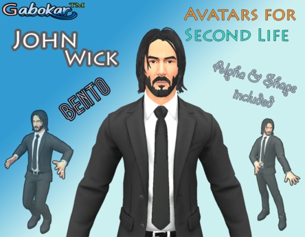 Second Life Marketplace - COMPLETE AVATAR - (BENTO) - JOHN WICK