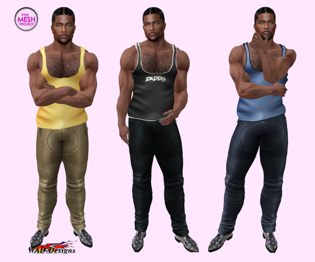 Second Life Marketplace - JASPER TANK AND JEANS TMP