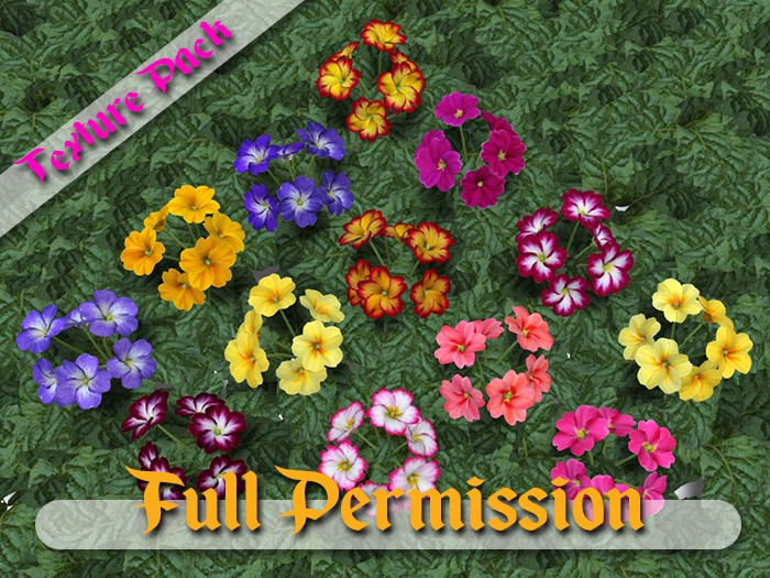 Second Life Marketplace - ~AB~ Primrose TEXTURE PACK ~ 12 colors