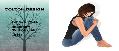 Second Life Marketplace - Colton Design - Sorrow Pose