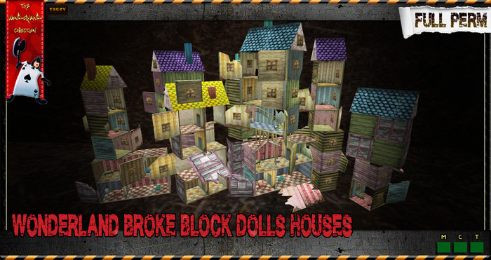 Second Life Marketplace - ..::Tasty::.. Wonderland Broke Block Dolls ...