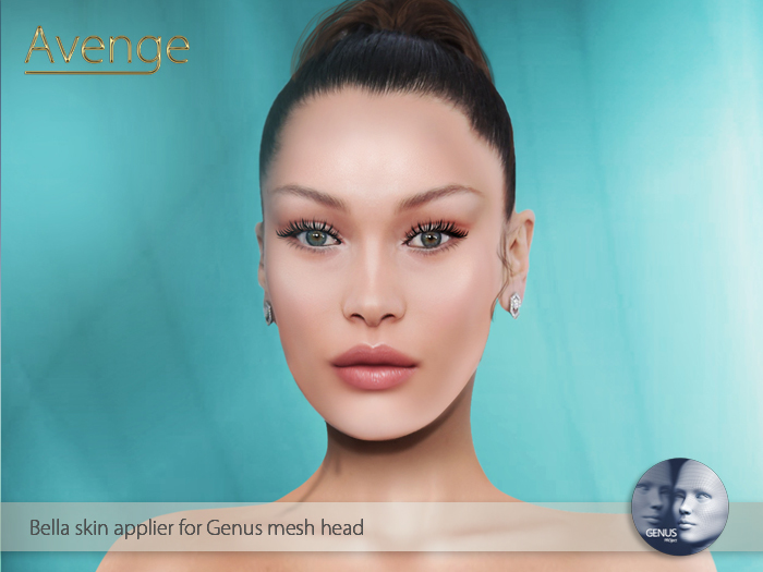 Second Life Marketplace - [Avenge] Bella skin applier for Genus - pale ...