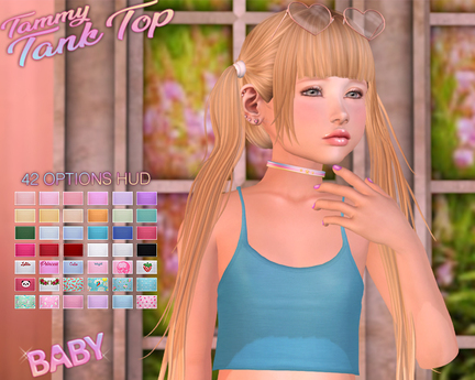 Second Life Marketplace - :*BABY*: {TWEENSTER} Tammy - Tank Top + HUD