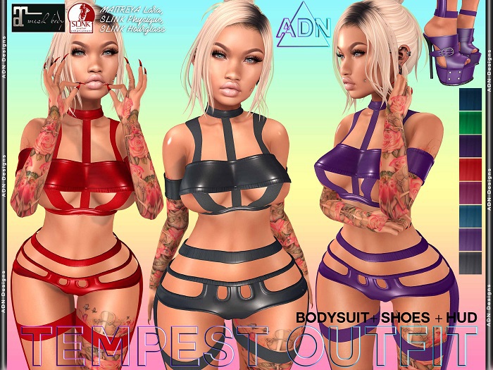 Second Life Marketplace - [AdN] Tempest Outfit (maitreya hourglass physique)