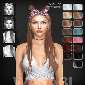 Second Life Marketplace - Wasabi // Arantxa Mesh Hair - Basics