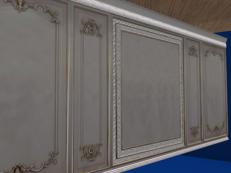Second Life Marketplace - Set of interior walls - ART DECO