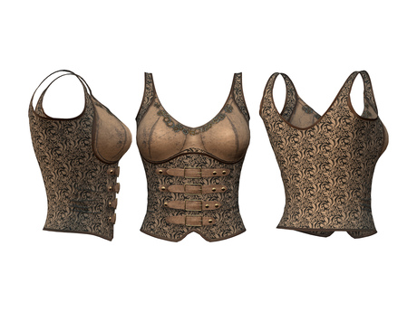 Second Life Marketplace - Full Perm Warrior Corset Slink,Maitreya ...