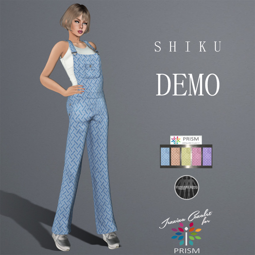 Second Life Marketplace - DEMO - * VALUE LINE * Prism SHIKU Overall Set ...