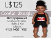 Second Life Marketplace - *CD* RAWR PJ-Black/Red