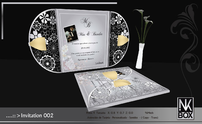 Second Life Marketplace - >!NK-BOX (Invitation 002)