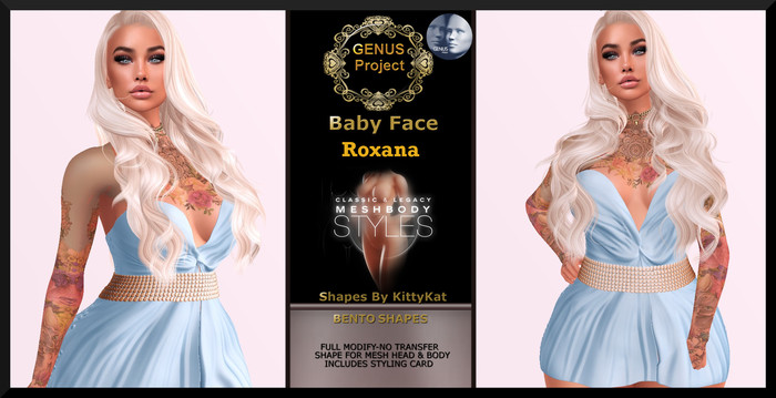 Second Life Marketplace - Shapes by Kittykat - Roxana for Genus ...