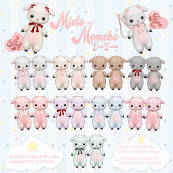 Second Life Marketplace - ~M&M~ Goat Gatcha #12 Pink Boy - Resizable
