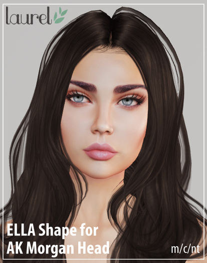 Second Life Marketplace - Ella Shape for AK Morgan Head
