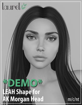 Second Life Marketplace - Leah Shape for AK Morgan Head - DEMO