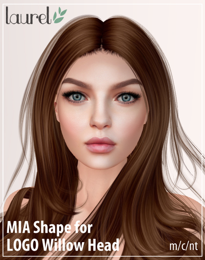 Second Life Marketplace - laurel - Mia Shape for Logo Willow Head