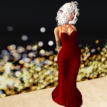 Second Life Marketplace - Essence of Red Formal Evening Gown (Lara)