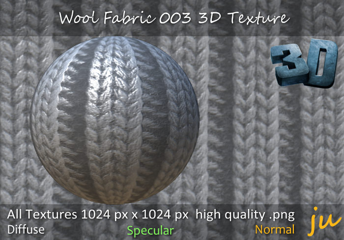 Second Life Marketplace - JU Wool Fabric 003 3D Texture Full Perm