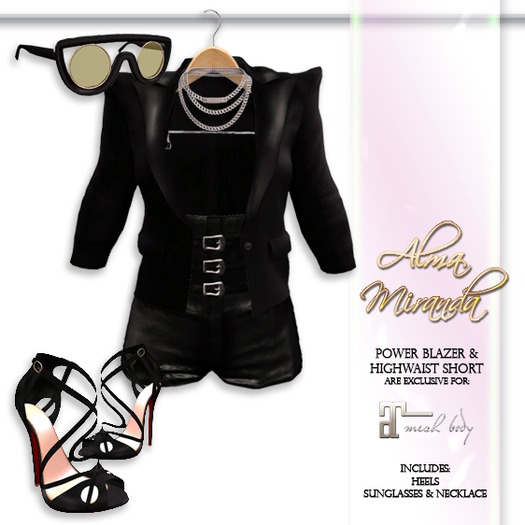 Second Life Marketplace - .: AlmaMiranda :. Power Blazer Outfit
