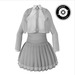 Second Life Marketplace - Preppy Uniform - Grey Freya (WEAR)