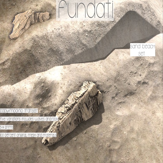 Second Life Marketplace - (Fundati) Sand Beaches + Sand Dunes